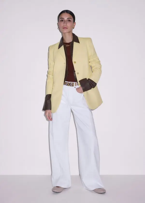 ME+EM Slim Vest Set - Cinnamon Brown