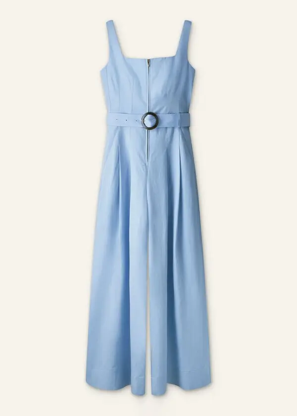 ME+EM Tailored Wide-leg Jumpsuit With Belt
