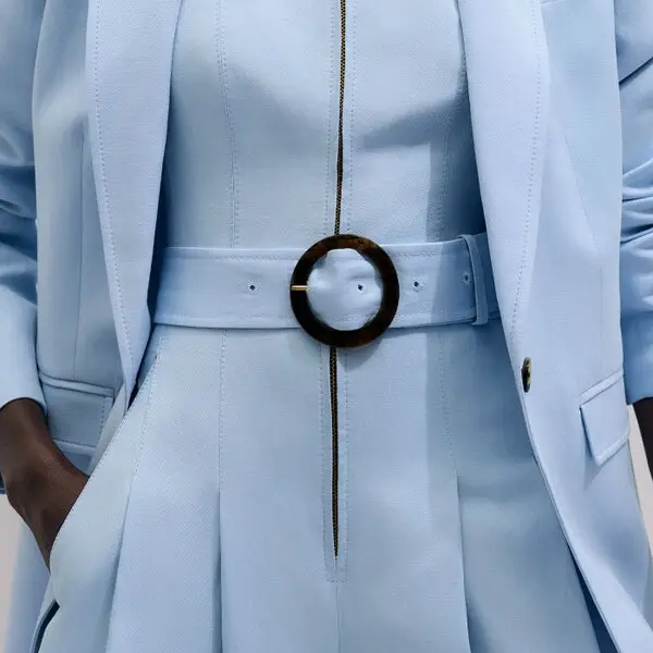 ME+EM Tailored Wide-leg Jumpsuit With Belt