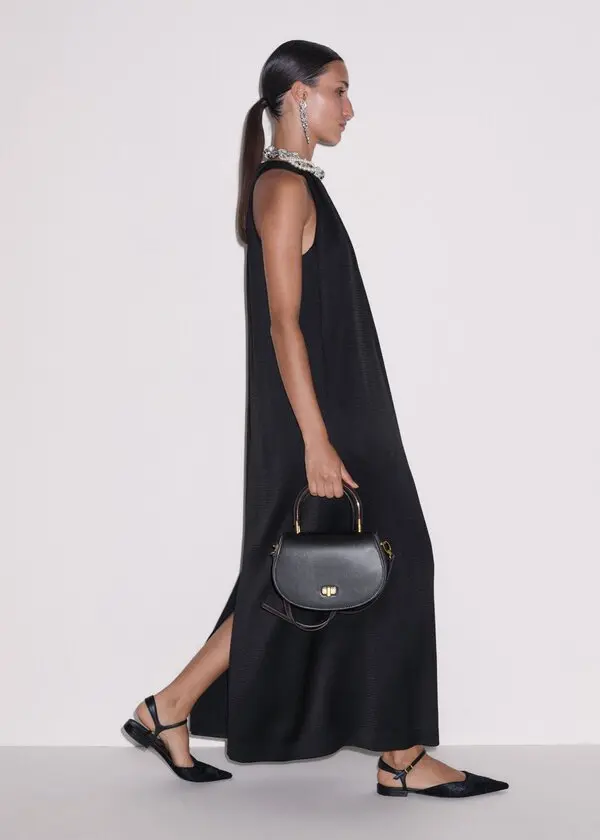 ME+EM Halterneck Shift Maxi Dress