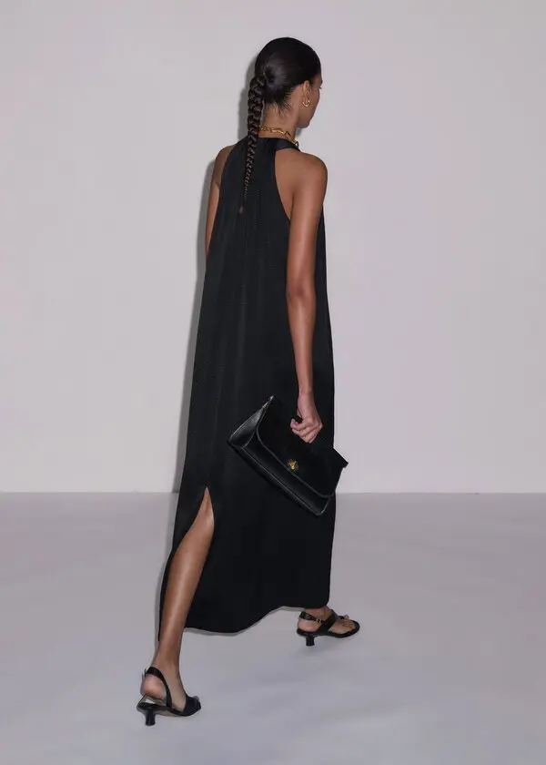ME+EM Halterneck Shift Maxi Dress
