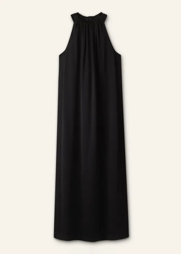 ME+EM Halterneck Shift Maxi Dress