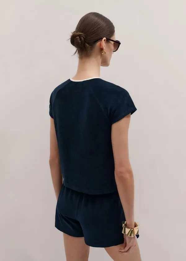 ME+EM Rib Trim Baby Tee