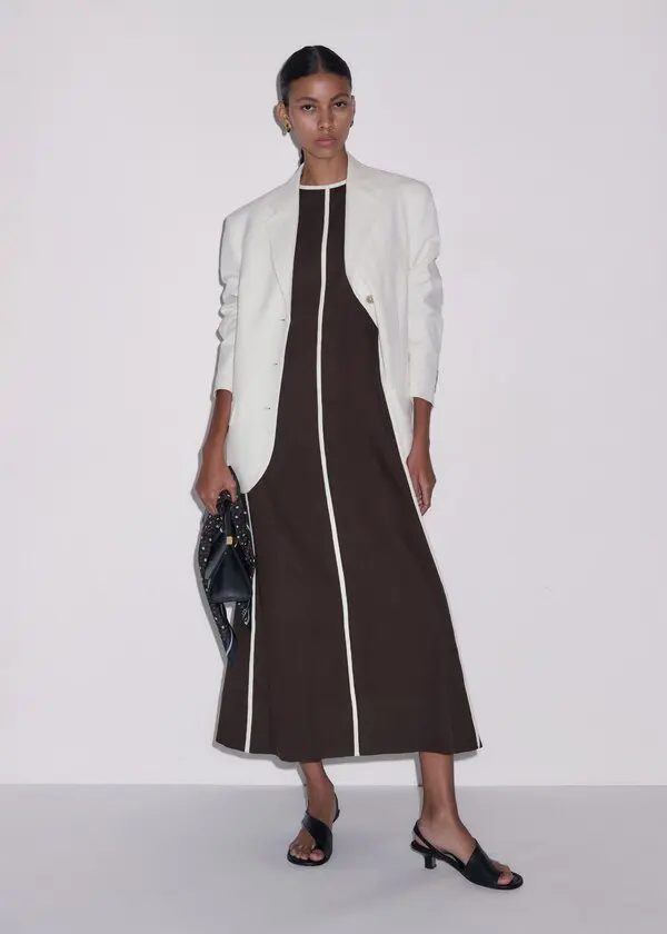 ME+EM Creaseless Linen Maxi Dress