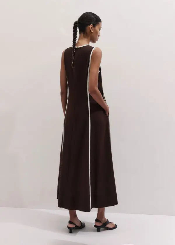 ME+EM Creaseless Linen Maxi Dress