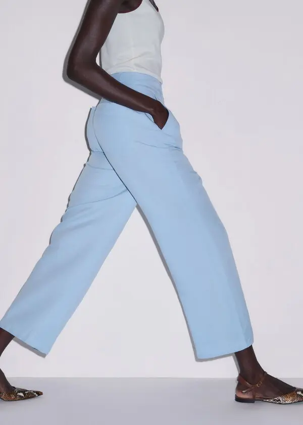 ME+EM Straight Crop Tailored Trousers