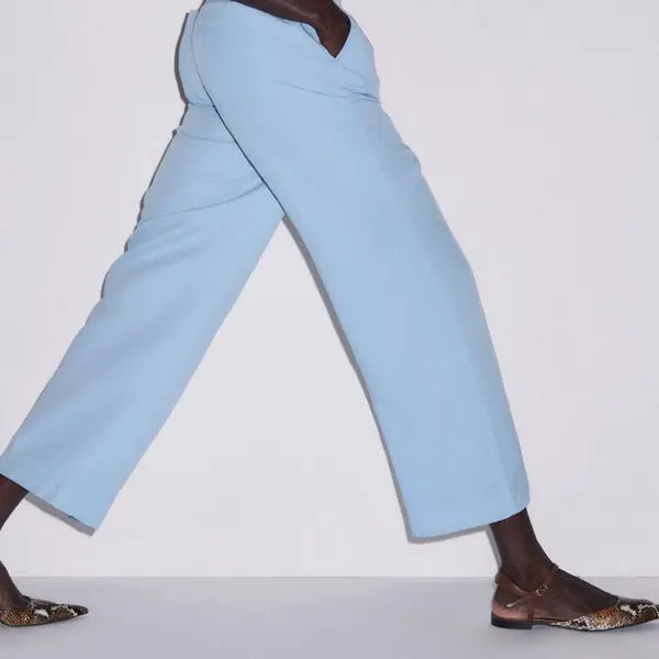 ME+EM Straight Crop Tailored Trousers