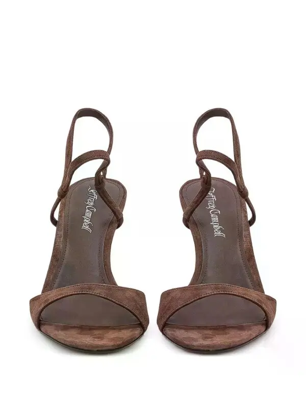 Jeffrey Campbell Calla Suede Sandals - Brown
