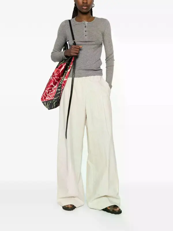 SAMSOE SAMSOE Buttoned Long-sleeve Top
