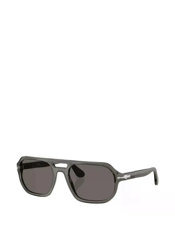 Persol Pilot Frame Sunglasses With Tinted Lenses - Grey