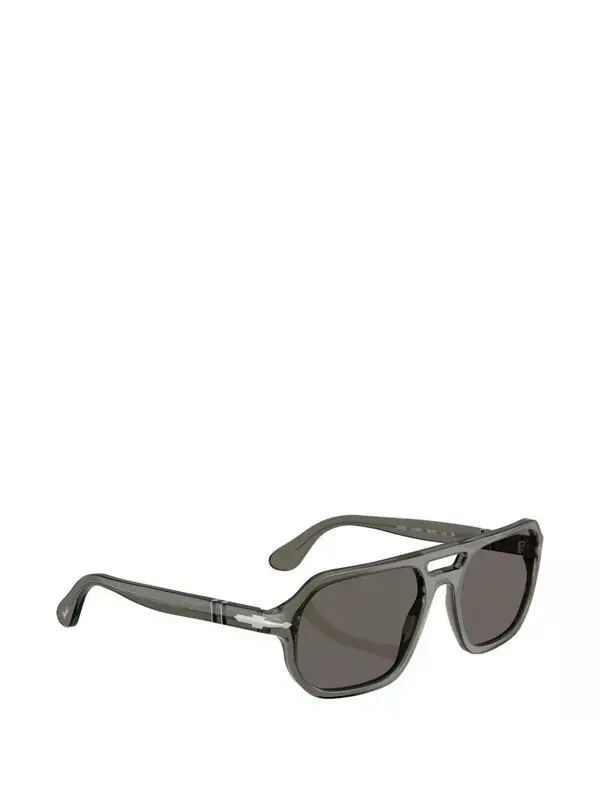 Persol Pilot Frame Sunglasses With Tinted Lenses - Grey