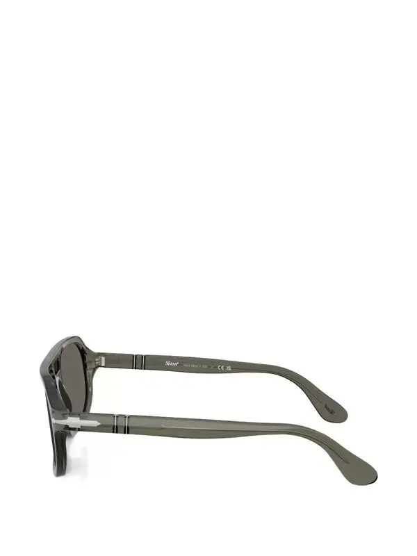 Persol Pilot Frame Sunglasses With Tinted Lenses - Grey
