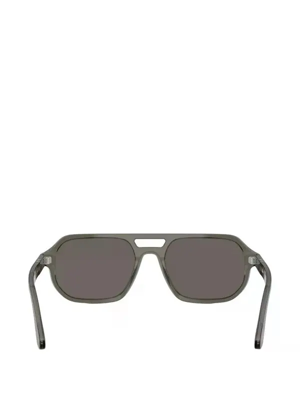 Persol Pilot Frame Sunglasses With Tinted Lenses - Grey