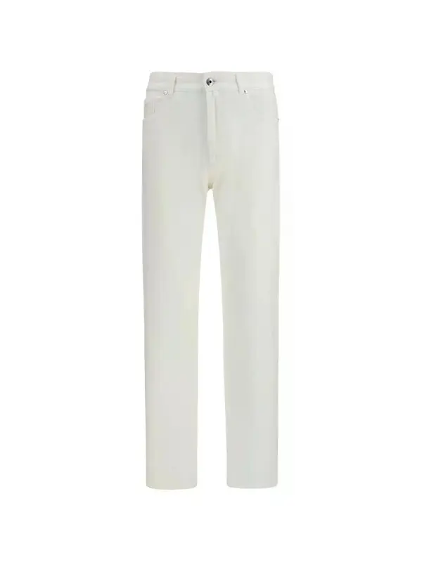 MOORER Milton Straight-leg Jeans - Neutrals