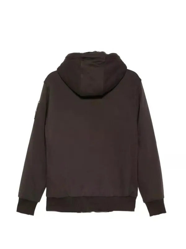 Moose Knuckles Classic Bunny Hooded Zip Jacket - Brown