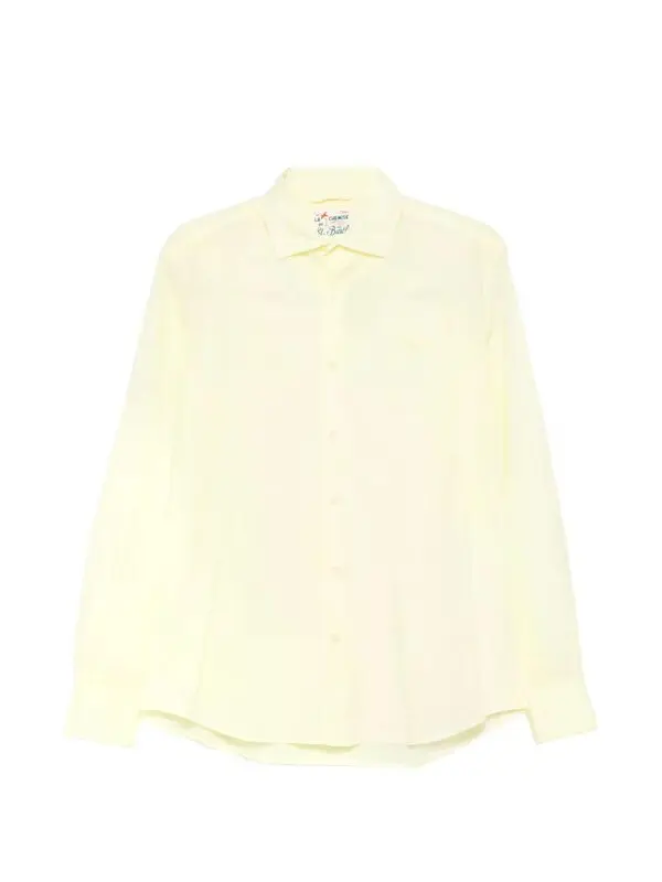 MC2 SAINT BARTH Embroidery Shirt - Yellow