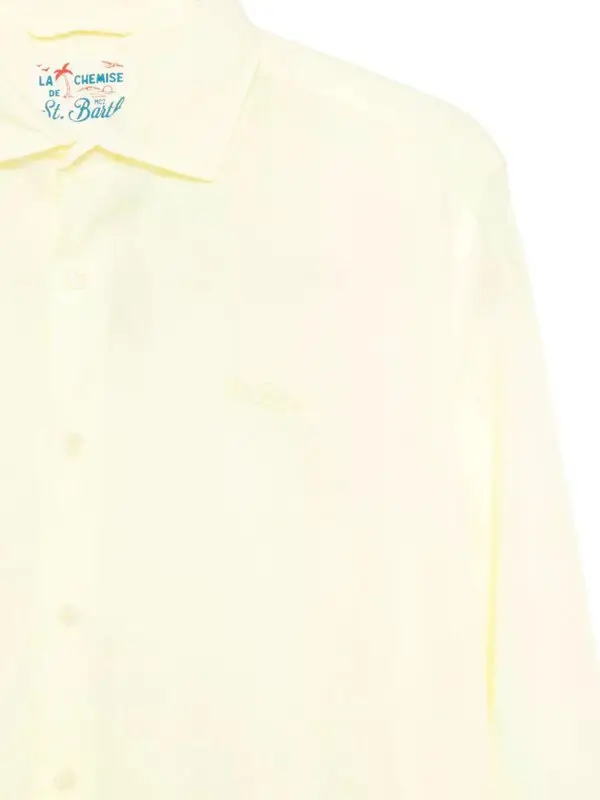 MC2 SAINT BARTH Embroidery Shirt - Yellow