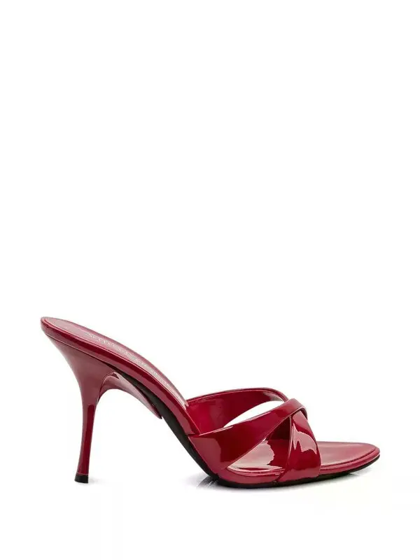 Jeffrey Campbell Symone Patent Sandals - Red