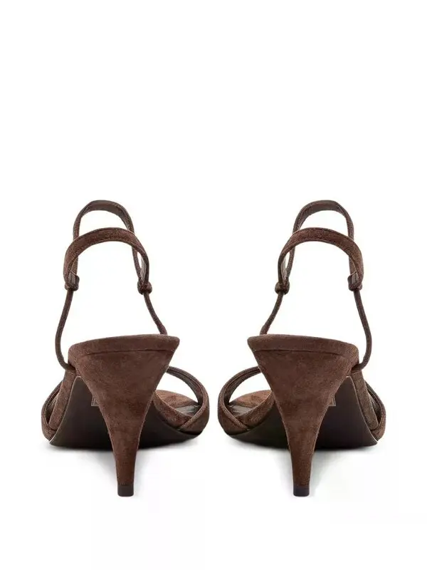 Jeffrey Campbell Calla Suede Sandals - Brown