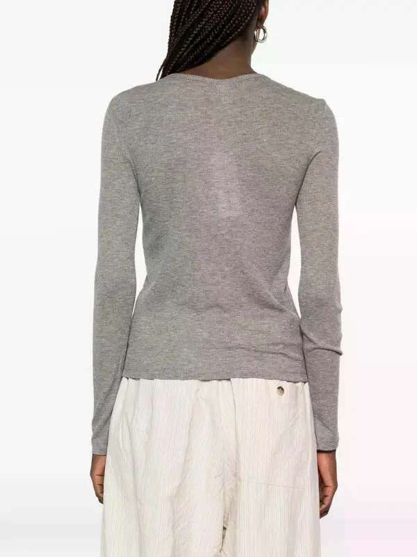 SAMSOE SAMSOE Buttoned Long-sleeve Top