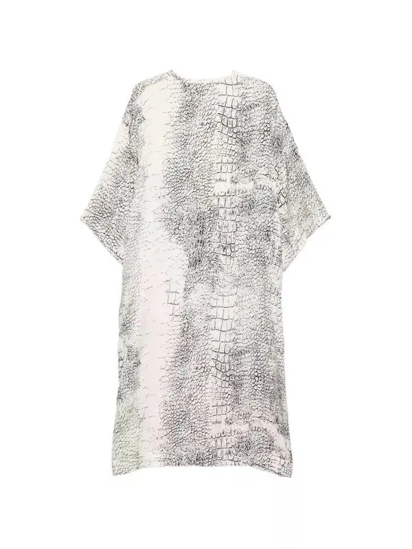 NUDE Printed V-neck Dress