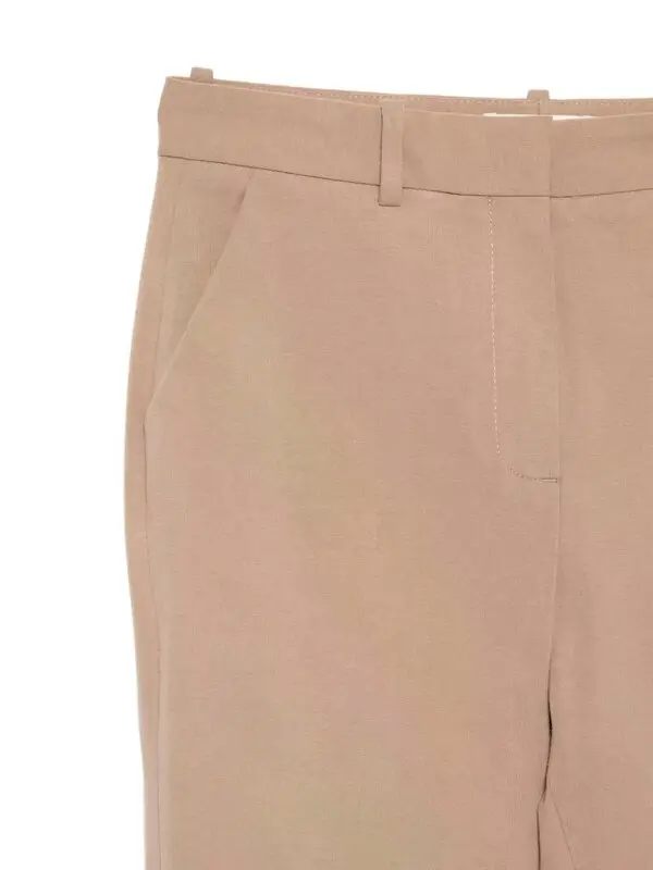 CIRCOLO 1901 Belt-loop Tailored Shorts - Brown