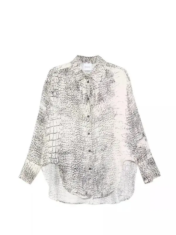 NUDE Printed Shirt - Neutrals