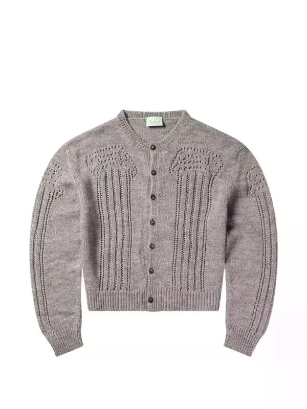 Aries Button-down Cardigan - Grey