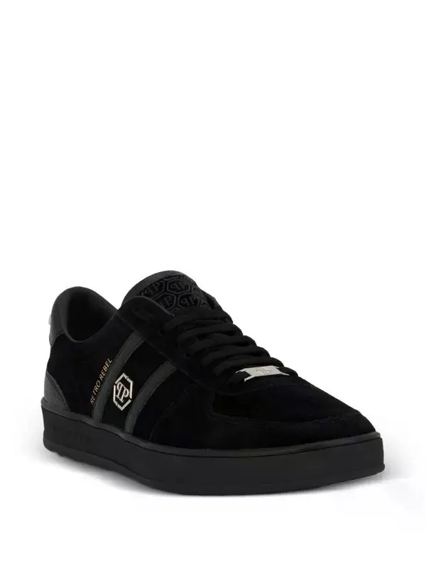 Philipp Plein Retro Rebel Low-top Sneakers - Black