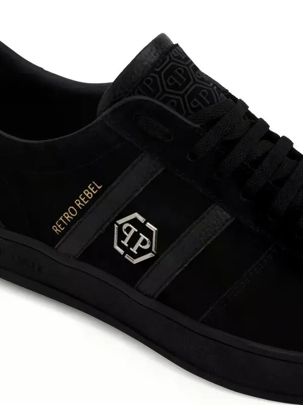 Philipp Plein Retro Rebel Low-top Sneakers - Black
