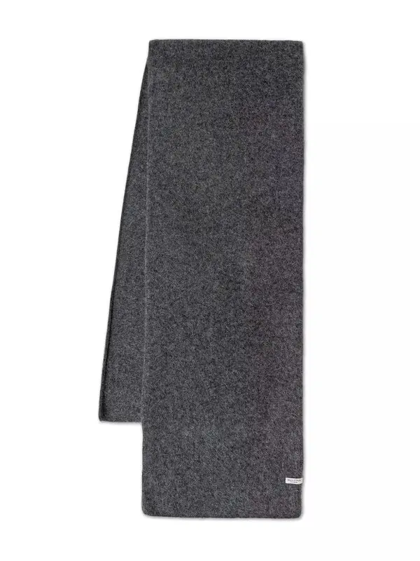Marc O'polo Logo-patch Scarf - Grey