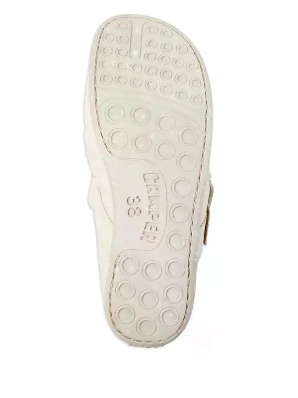 Camper Wabi Buckled Ballerinas - White
