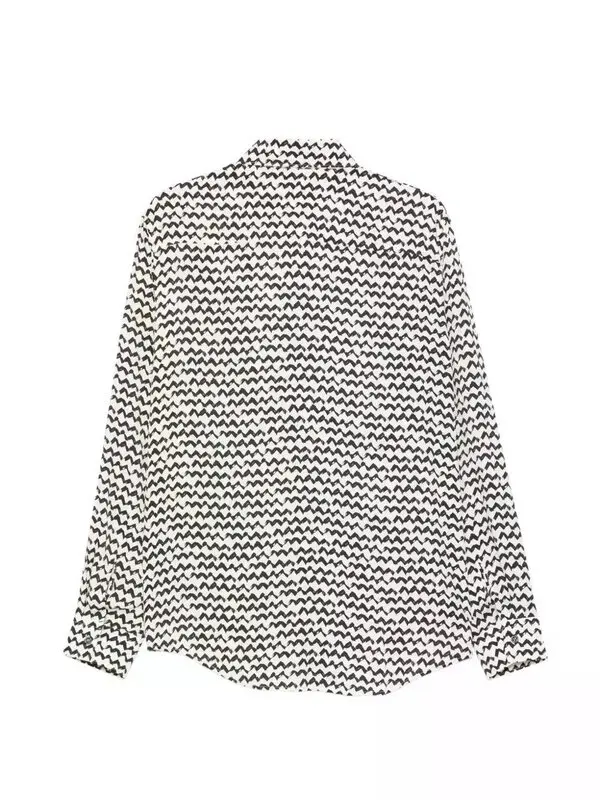 Patrizia Pepe Patterned Shirt - Neutrals