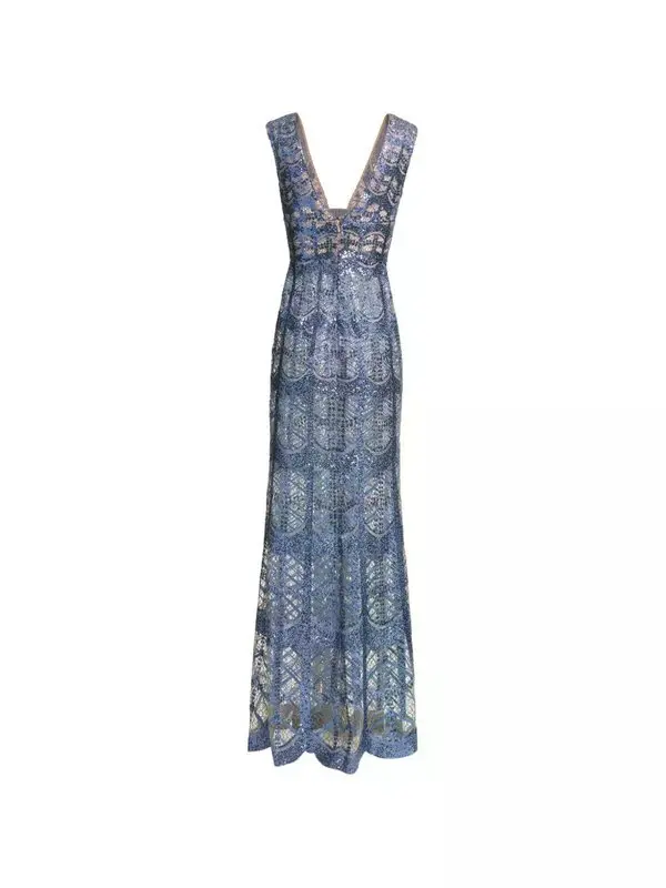 Elie Saab Sequin-embellished Maxi Dress