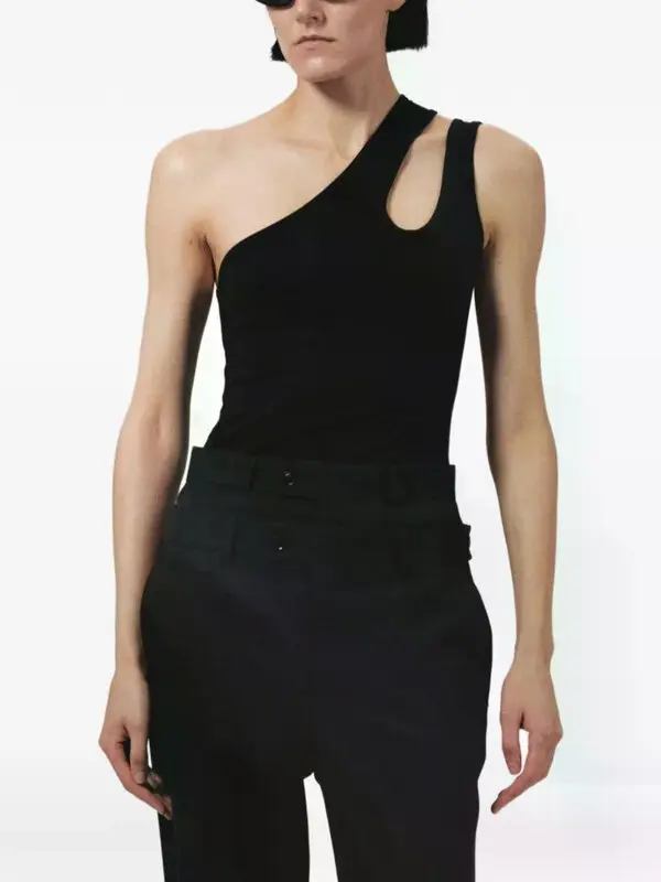 BETTTER One-shoulder Tank Top - Black
