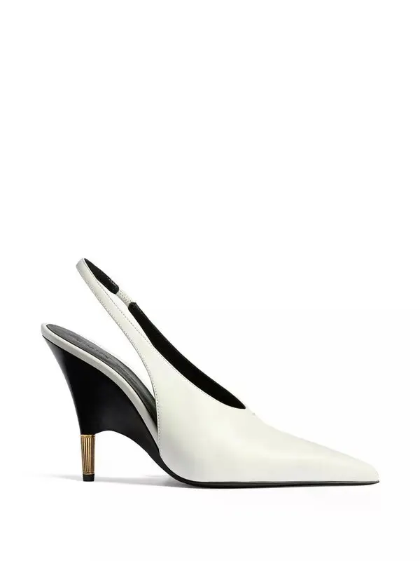 Khaite Bella Slingback Pumps - White