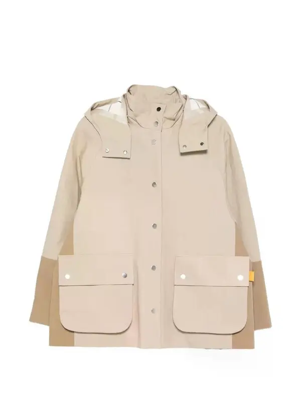OOF WEAR Pocket Hooded Carcoat - Neutrals