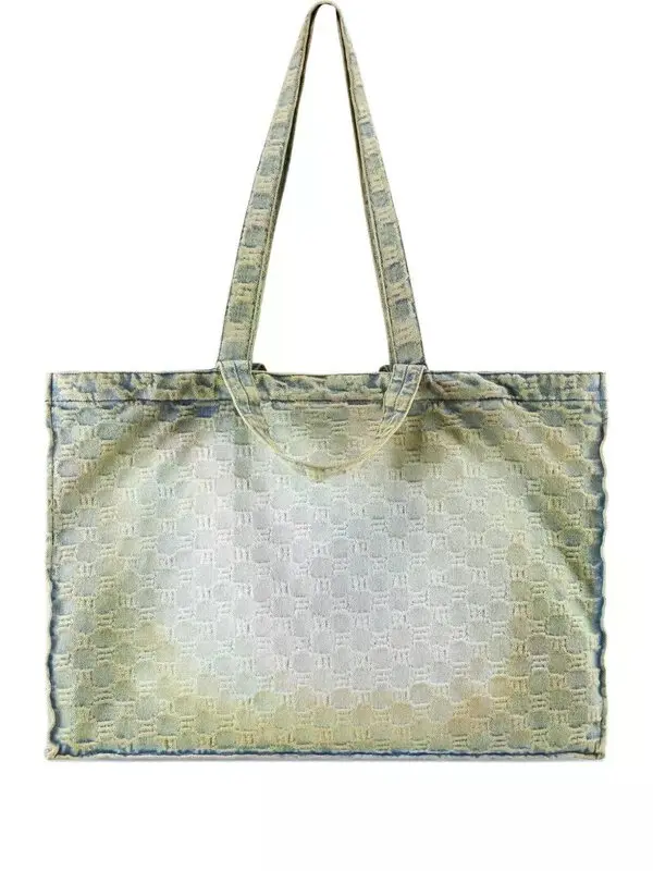 MISBHV Monogram Denim Tote - Blue