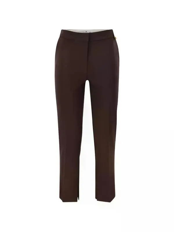 Elisabetta Franchi Straight-leg Trousers - Brown