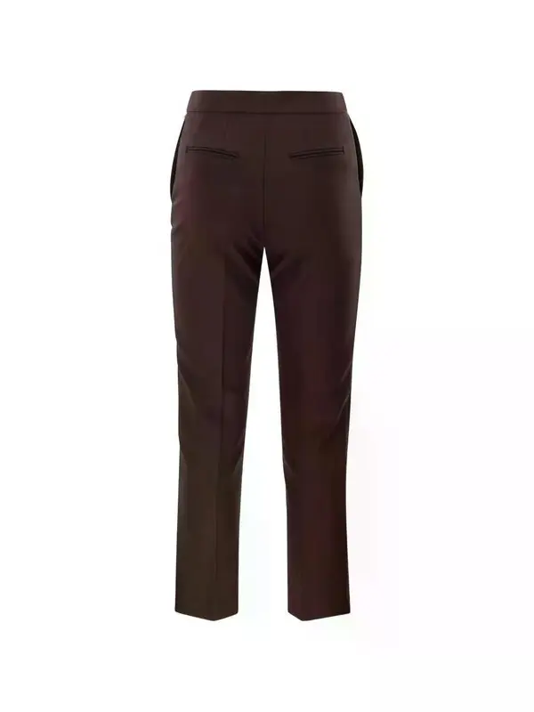 Elisabetta Franchi Straight-leg Trousers - Brown