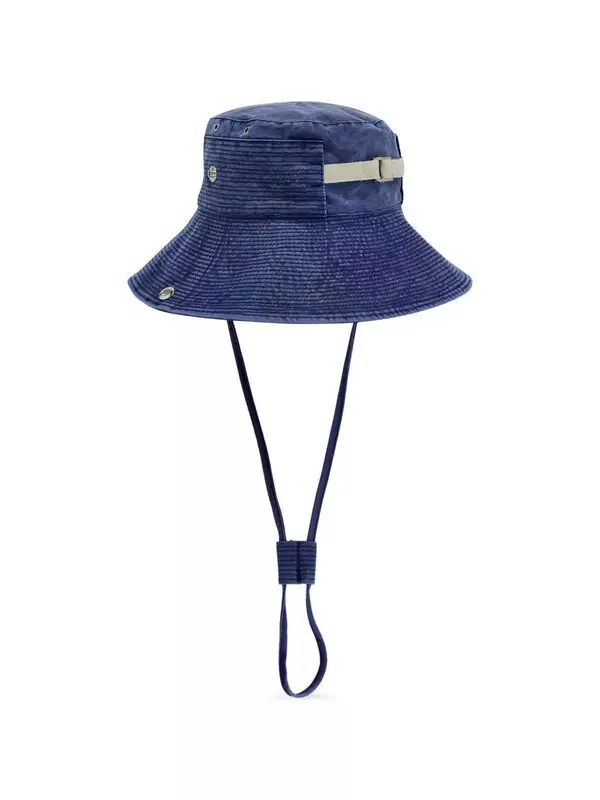 Jacquemus Grosgrain Denim Hat - Blue