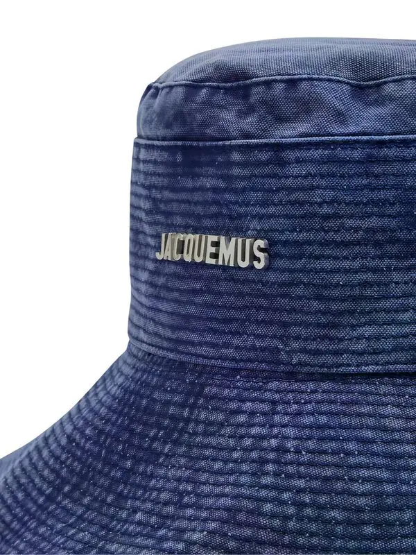 Jacquemus Grosgrain Denim Hat - Blue