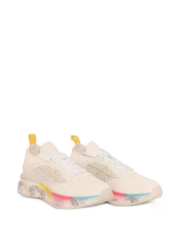Premiata Moerund Mesh-panel Sneakers - Neutrals