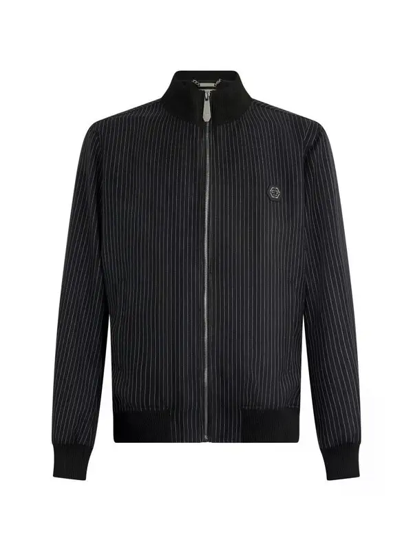 Philipp Plein Striped Track Jacket - Black