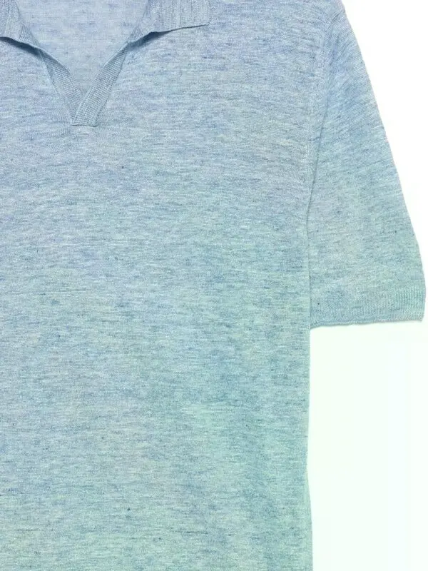 BARBA NAPOLI V-neck T-shirt - Blue