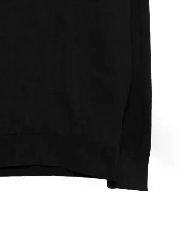 GRAN SASSO V-neck Sweater - Black