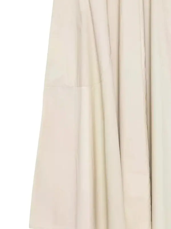 Dkny V-neck Midi Dress With Pockets