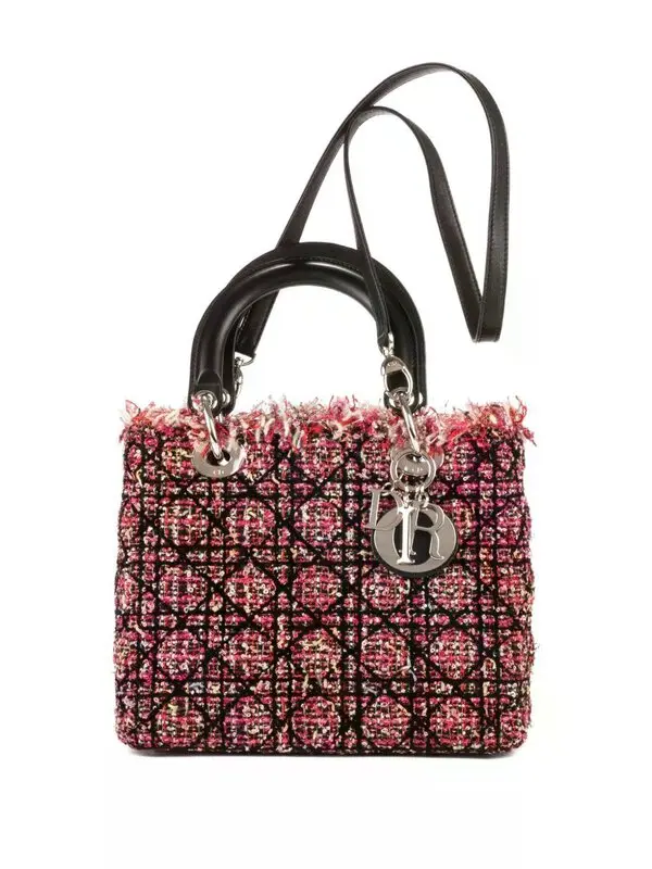 Dior Lady Two-way Handbag - Pink