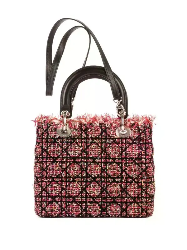 Dior Lady Two-way Handbag - Pink