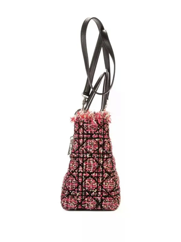 Dior Lady Two-way Handbag - Pink